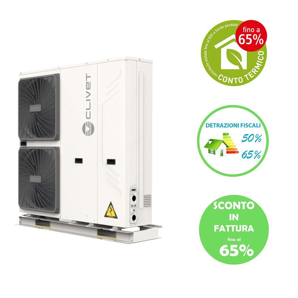 Clivet WSAN-YMi 21: Pompa di calore R-32 Monoblocco A+++ 5 kW